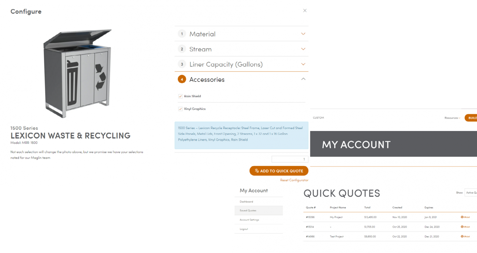 Quick Quote Registration - Maglin