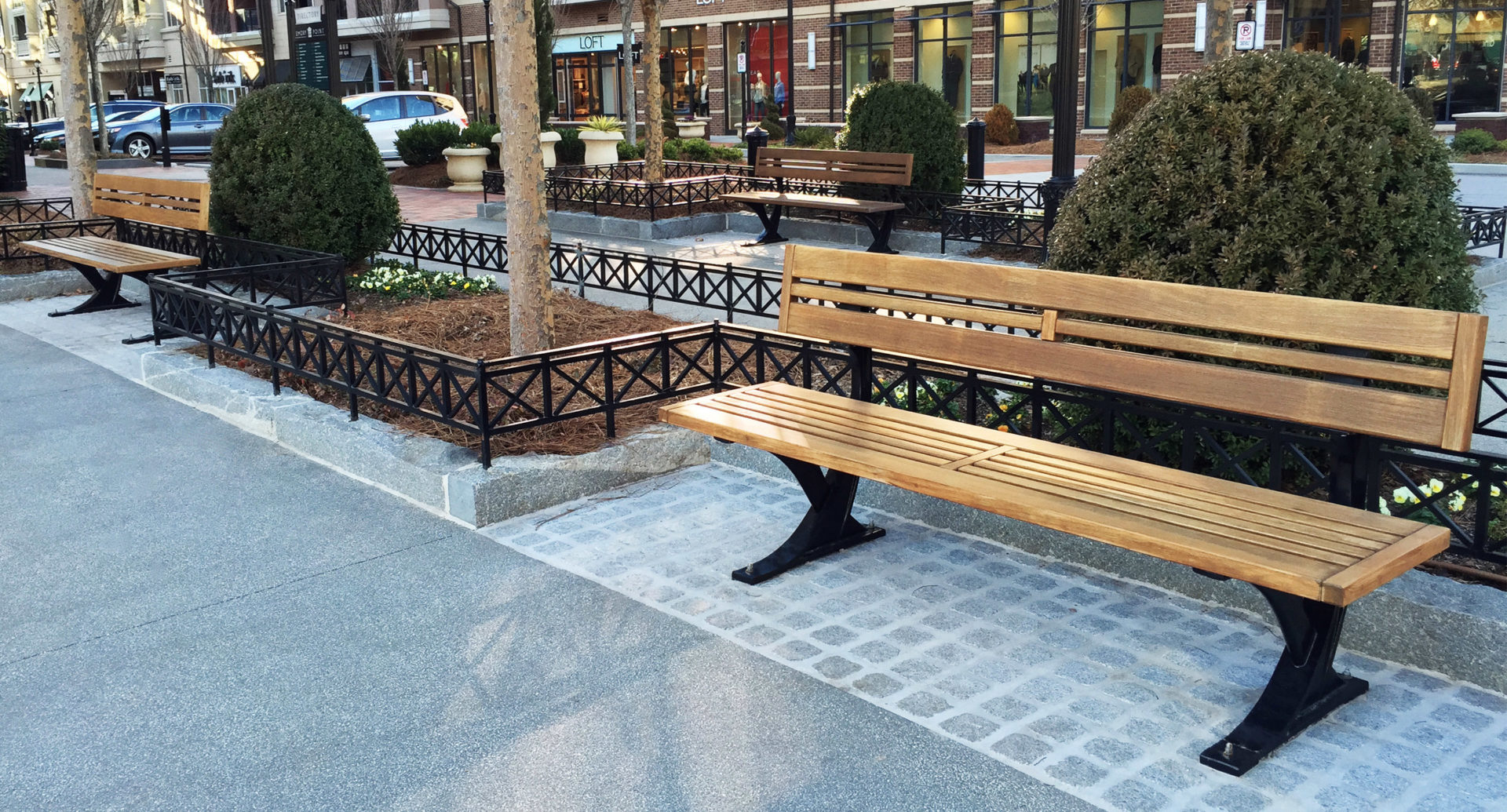 1200 Backed Bench - Maglin